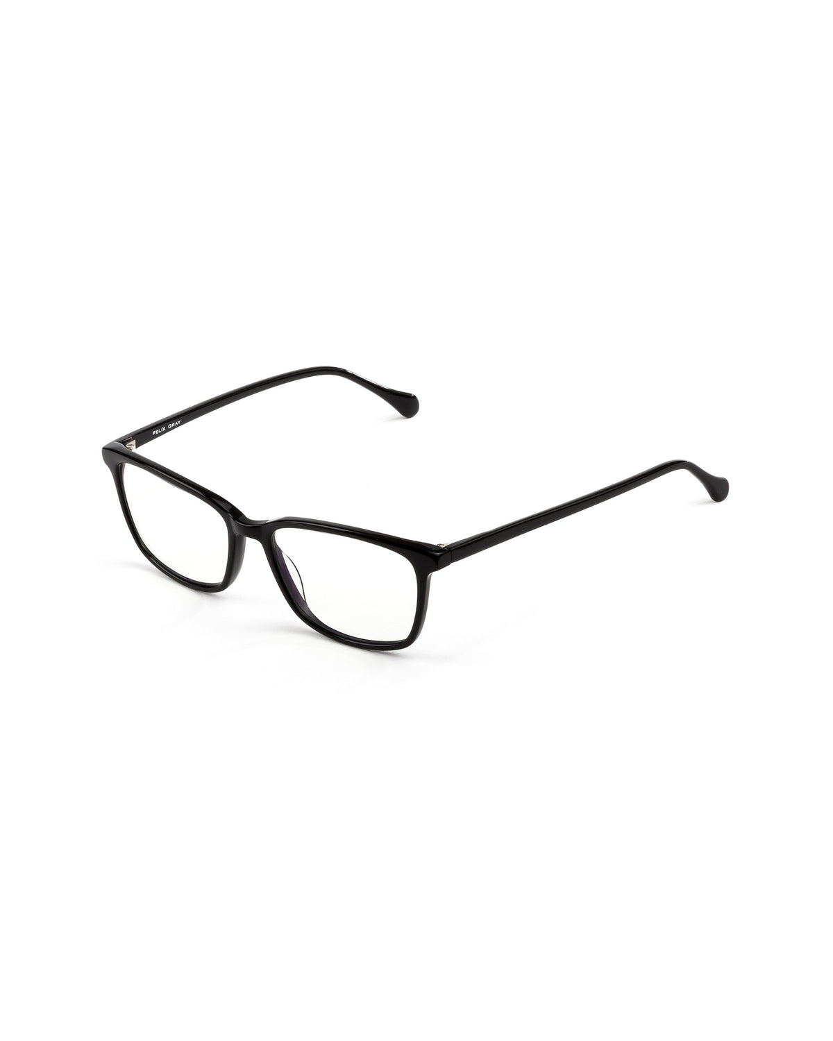 Faraday Blue Light Reader Glasses - Black frame with Clear Reader lenses